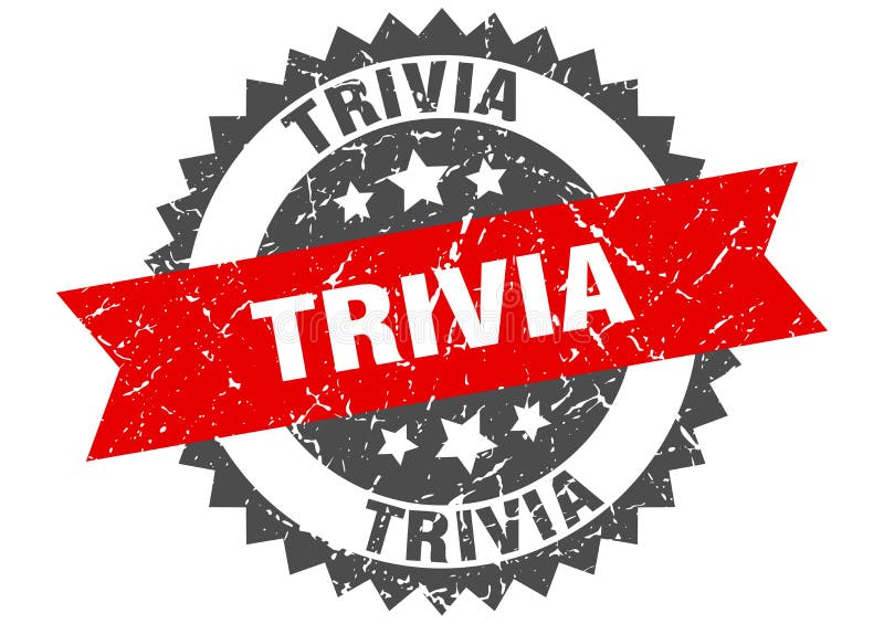 Trivia Stamp. Trivia Grunge Round Sign Stock Vector - Illustration of ...