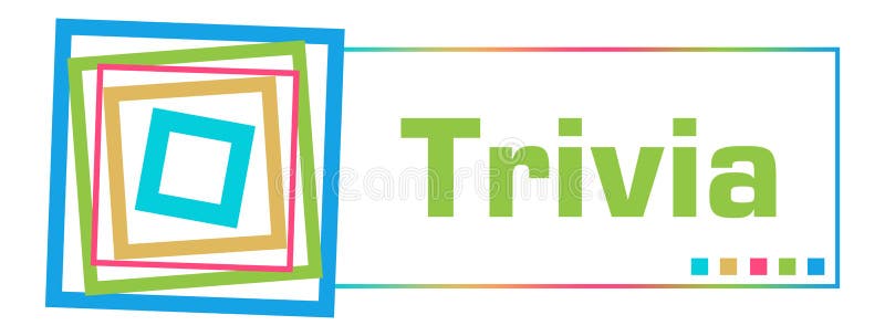 Trivia Colorful Squares stock illustration. Illustration of quiz ...