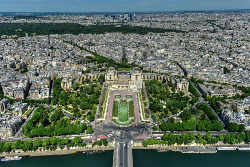 Trocadero - Paris, France image stock. Image du jardin - 95905687