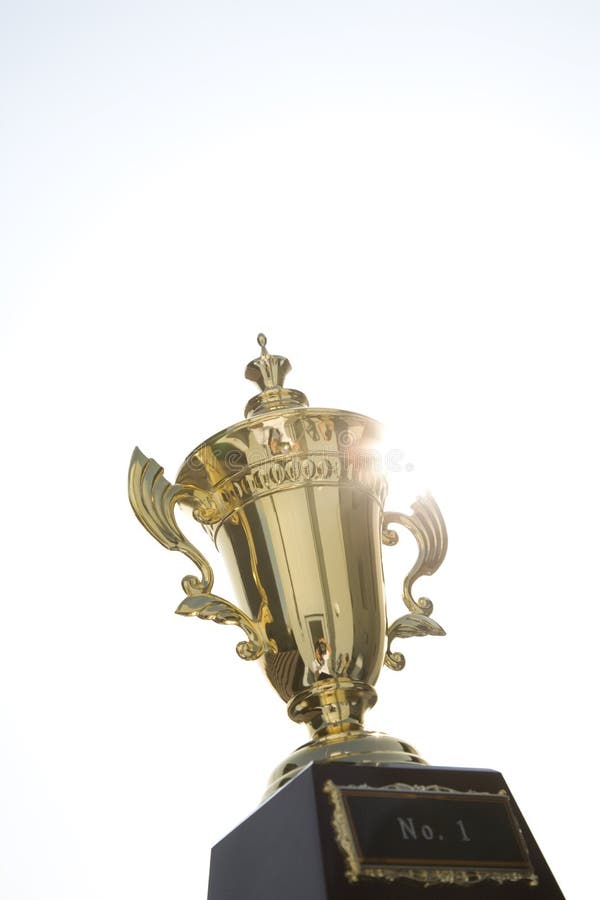 Trofee stock foto. Image of leven, geïsoleerd, overwinning - 10128430