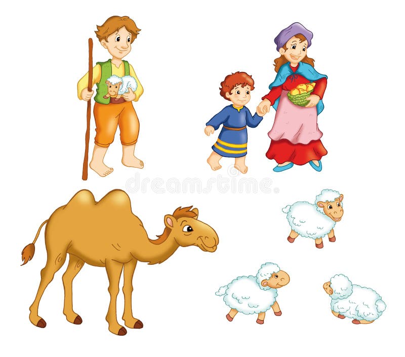 Trog 4 van elementen stock illustratie. Illustration of godsdienst ...