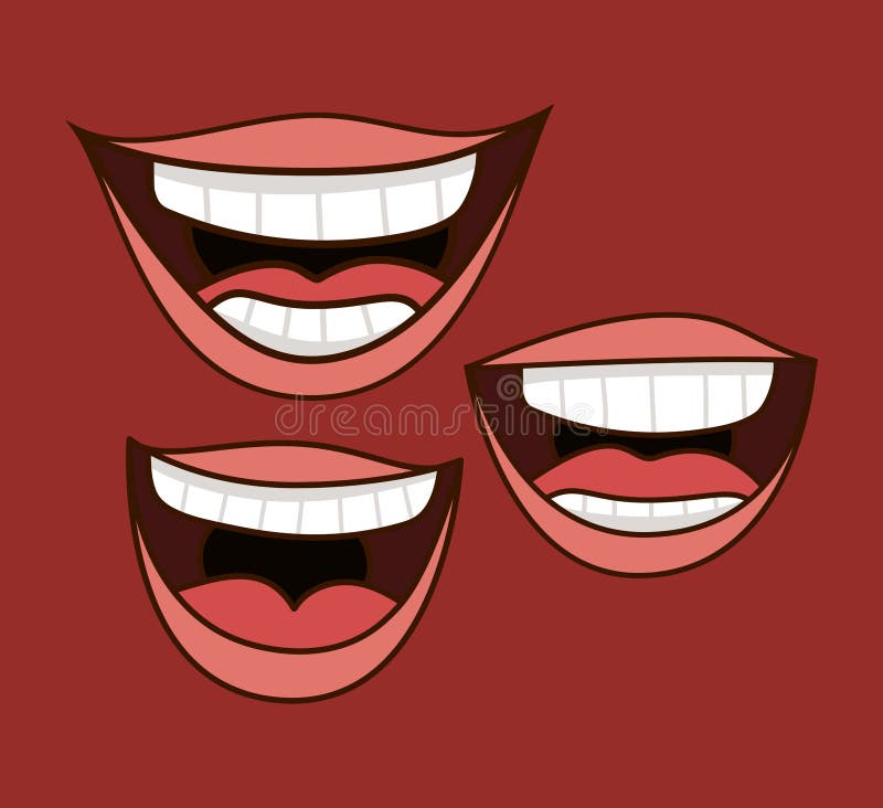 Illustration De La Bouche Souriante Illustration de Vecteur ...