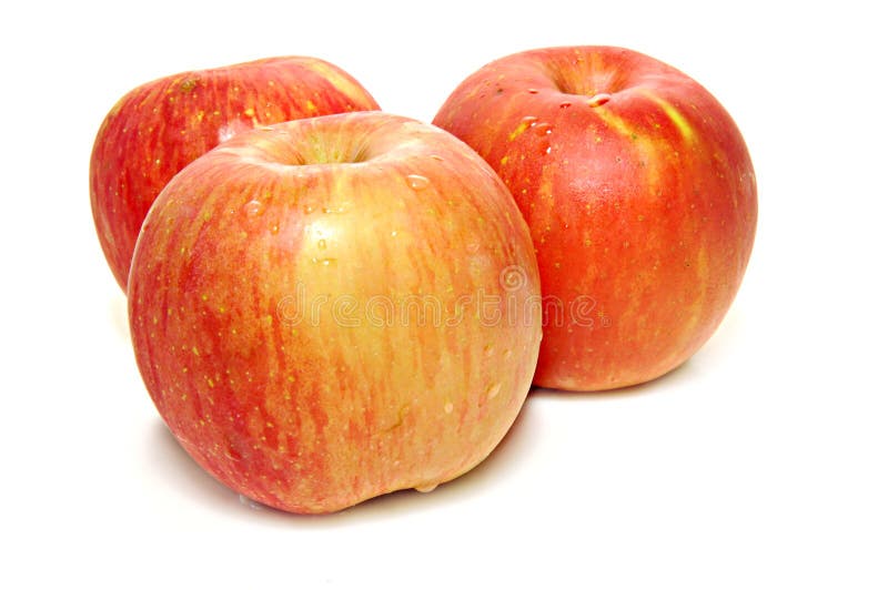 Trois pommes photo stock. Image du pommes, trois - 22675036