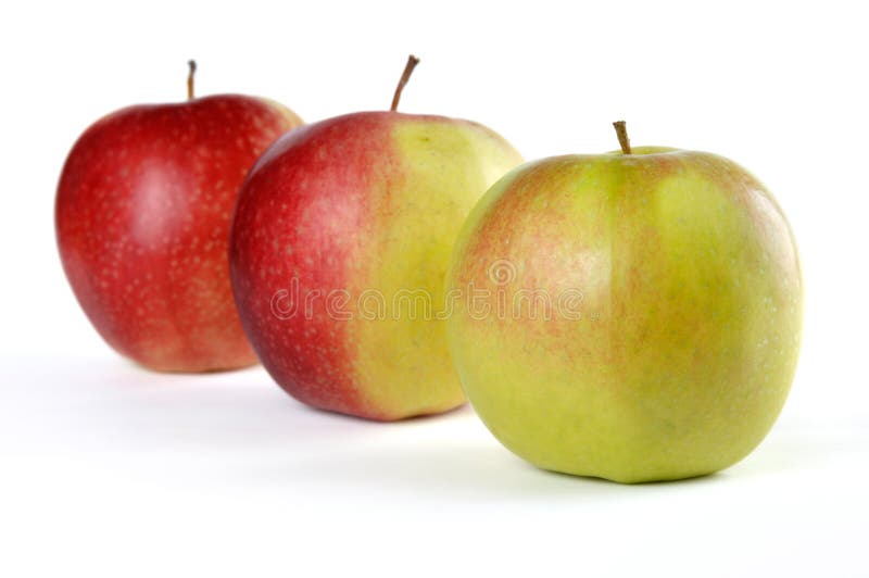 Trois pommes photo stock. Image du pommes, trois - 22675036