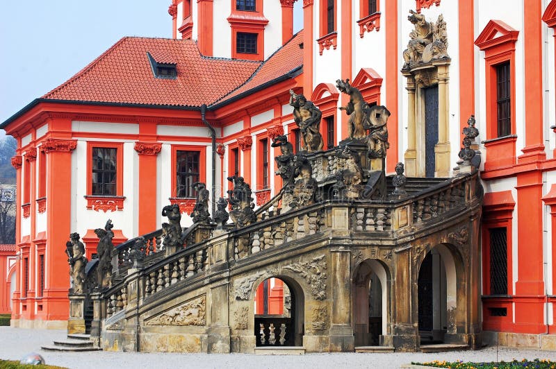 Troja castle in the Prague stock photo. Image of housing - 26715882