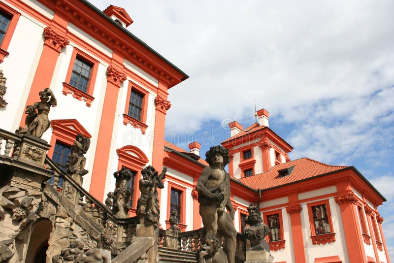 Troja Palace, Prague, Czech Republic Stock Image - Image of italian ...