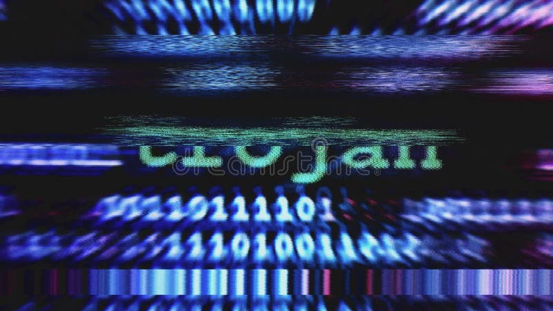 Trojan Broken Data on the Screen Glitch Effect Stock Footage - Video of ...