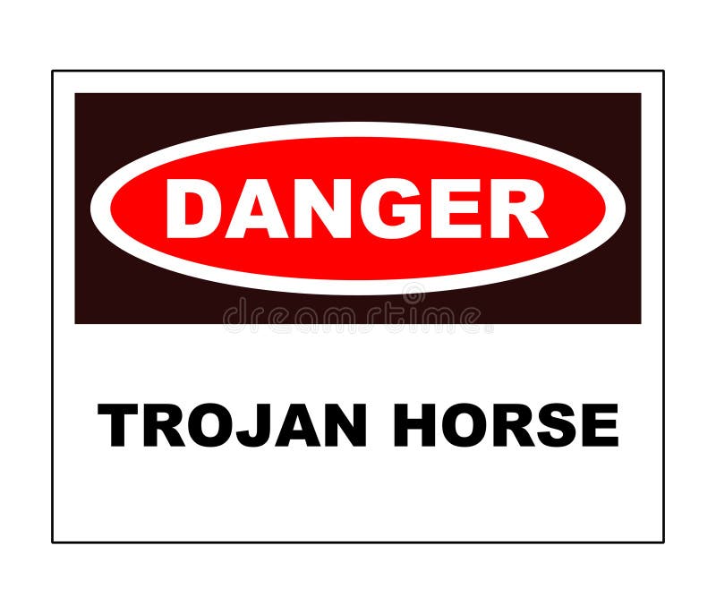 Trojan horse stock vector. Illustration of detection, virus - 5755067