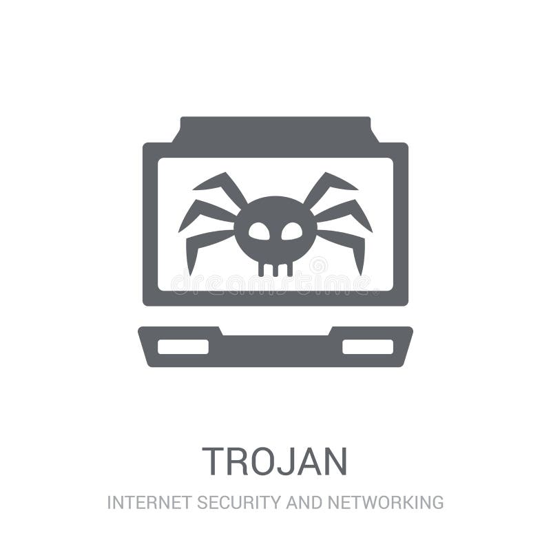 Trojan Icon. Trendy Trojan Logo Concept on White Background from Stock ...