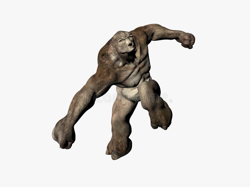 Troll Monster stock illustration. Illustration of icon - 7728617