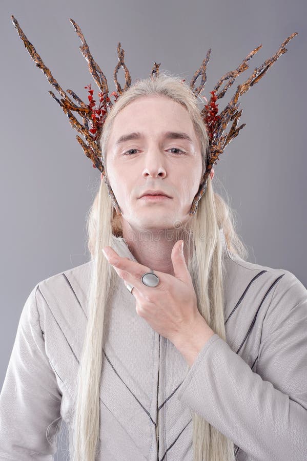 Troll. Thranduil, the Hobbit Stock Photo - Image of authentic, crown ...