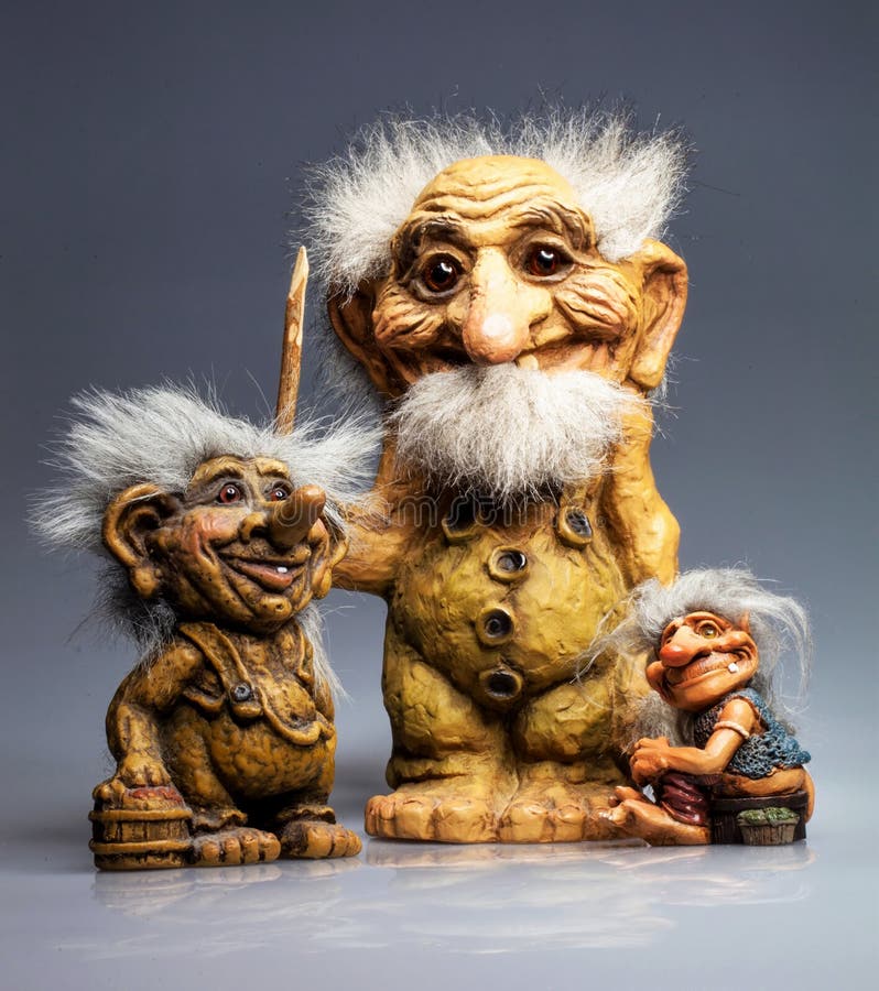 Scary Troll Halloween Costume Disguise Stock Image - Image of fantastic ...