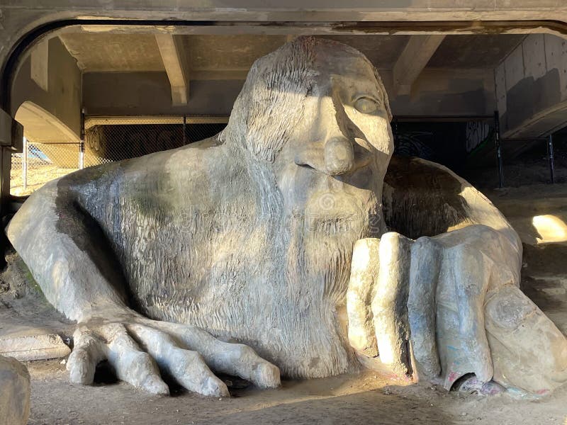 Cement Troll Under Bridge 01 Stock Image - Image of urban, outdoor ...