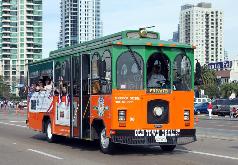 Trolley editorial photography. Image of orange, driver - 11796717