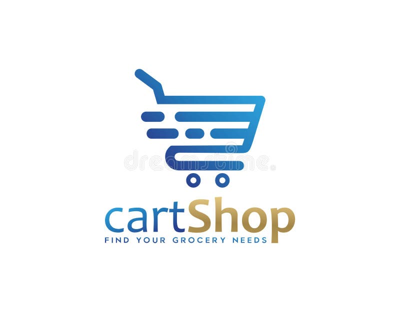 Trolley for Shop Logo or Icon Sign Symbol Vector Template Stock Vector ...