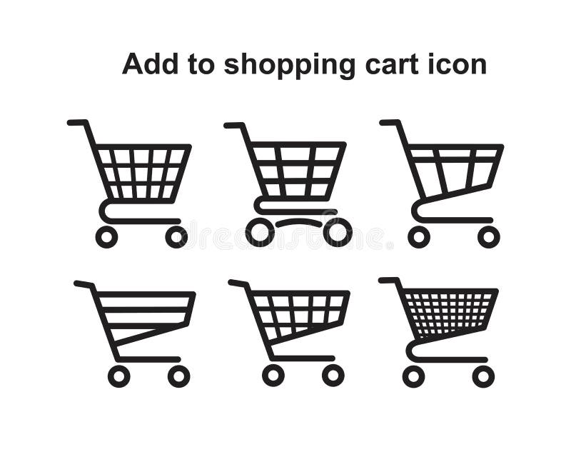 Trolley Thin Line, Add To Shopping Cart Icon Vector Illustration for ... Trolley Thin Line, Add To Shopping Cart Icon Vector Illustration for ...