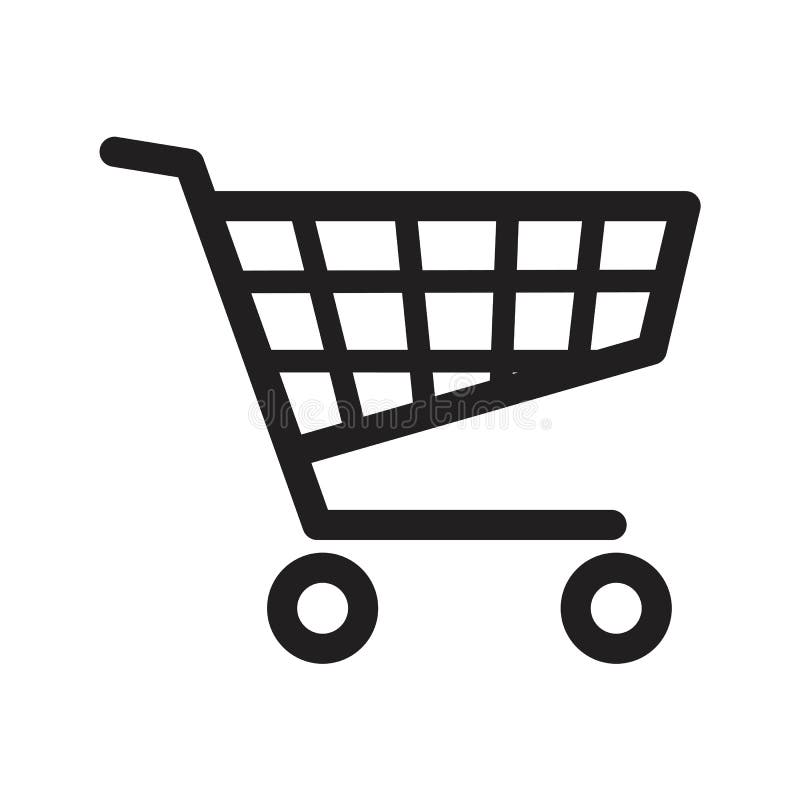 Trolley Thin Line, Add To Shopping Cart Icon Vector Illustration for ... Trolley Thin Line, Add To Shopping Cart Icon Vector Illustration for ...