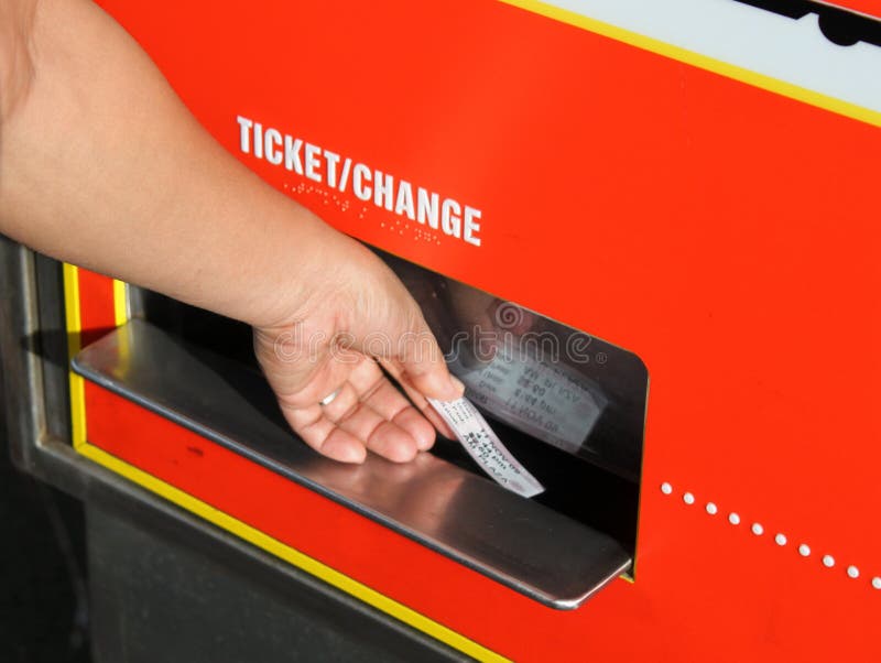 Trolley Ticket stock photo. Image of ticket, grabbing - 11883362
