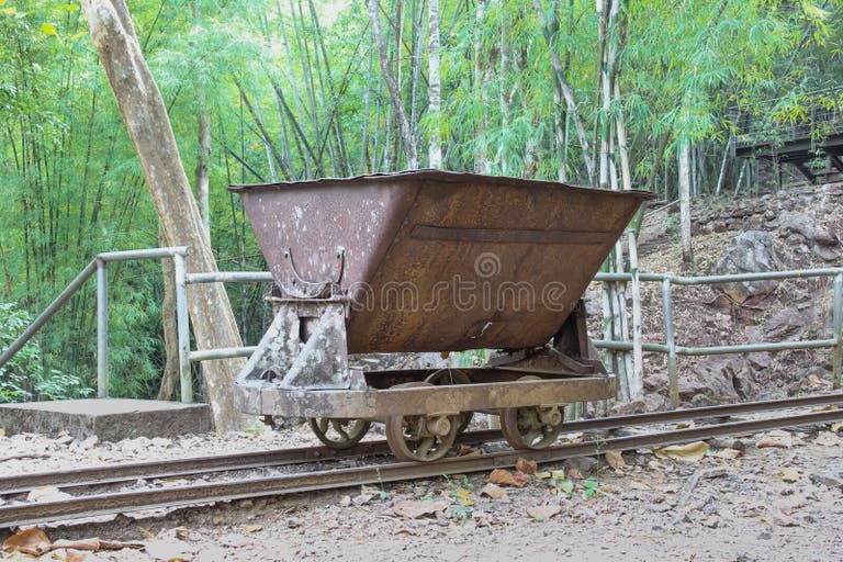Trolley Used in the Construction of Railways World War II Stock Image ...