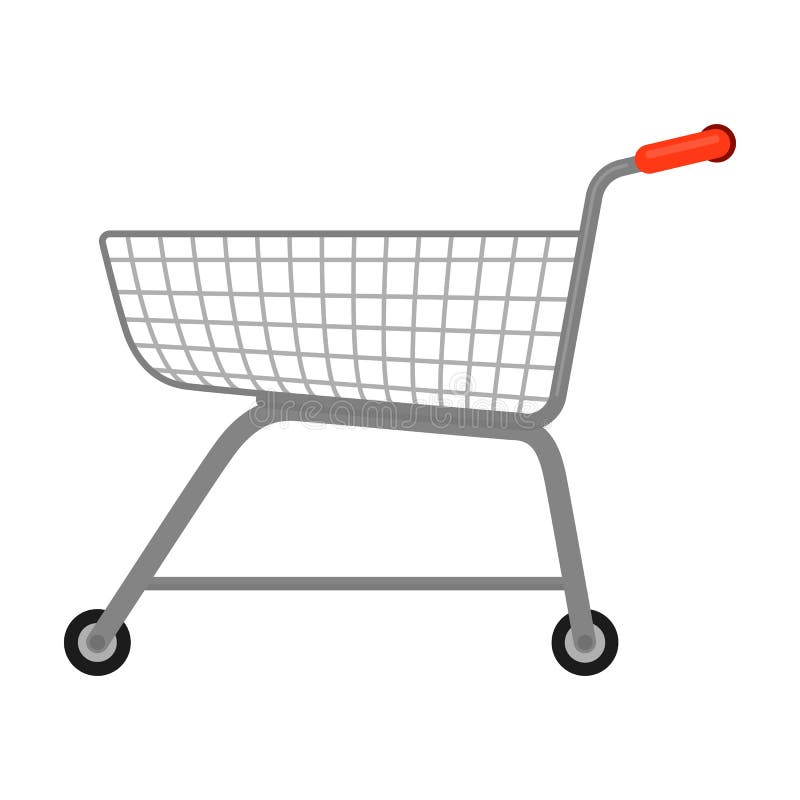 Trolley Vector Icon.Black Vector Icon Isolated on White Background ...