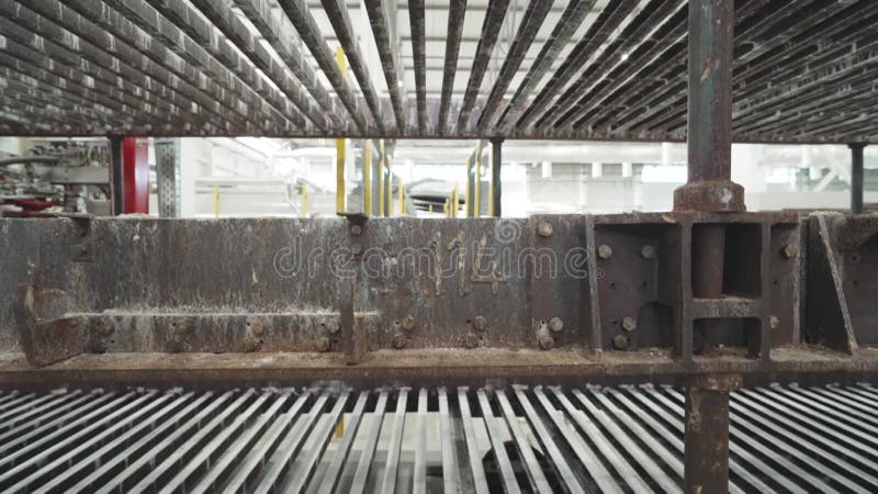 Trolley Wheel for Moving a Stack Stock Footage - Video of forklift ...