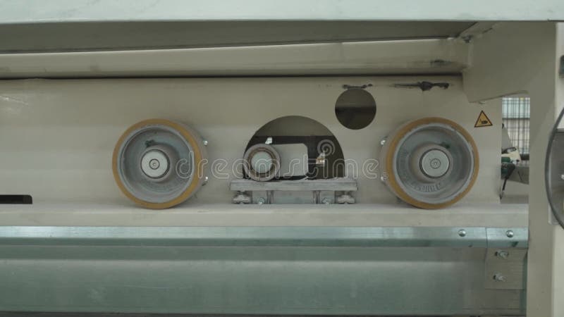 Trolley Wheel for Moving a Stack Stock Video - Video of machinery ...