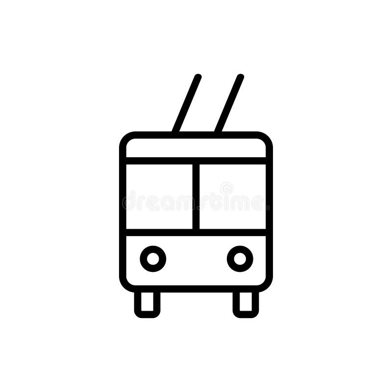 Trolleybus Icon. Element Of Car Type Icon. Premium Quality Graphic ... Trolleybus Icon. Element Of Car Type Icon. Premium Quality Graphic ...