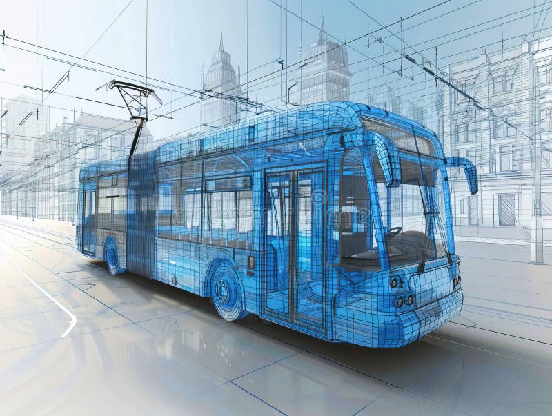 Trolleybus Visualization with Augmented Reality Transparent Trolleybus ...