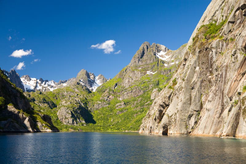 Trolljorden â€“ Lofoten Islands, Norway, Side View Stock Photo - Image ...