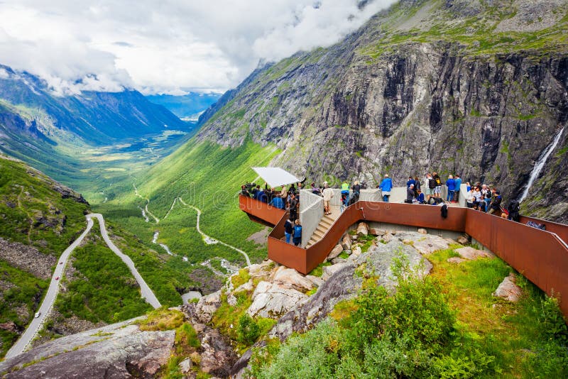 Trollstigen Trolls Path, Norway Editorial Stock Photo - Image of beauty ...