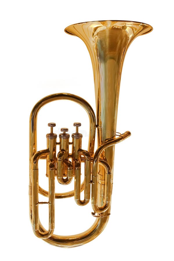 Trombeta foto de stock. Imagem de vento, fundo, isolado - 26896616