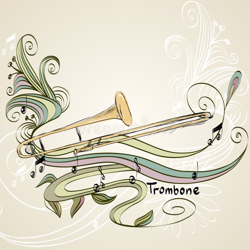 Trombone Stock Illustrations – 5,895 Trombone Stock Illustrations ...