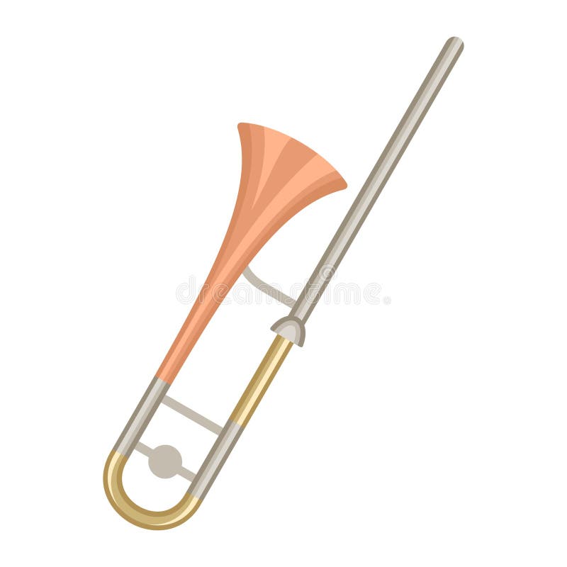 Trombone Cartoon Vector Stock Illustrations – 851 Trombone Cartoon ...