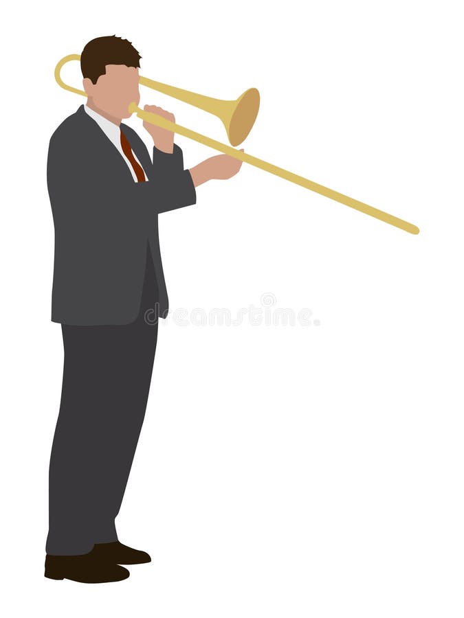 Trombone Player Stock Illustrations – 1,100 Trombone Player Stock ...