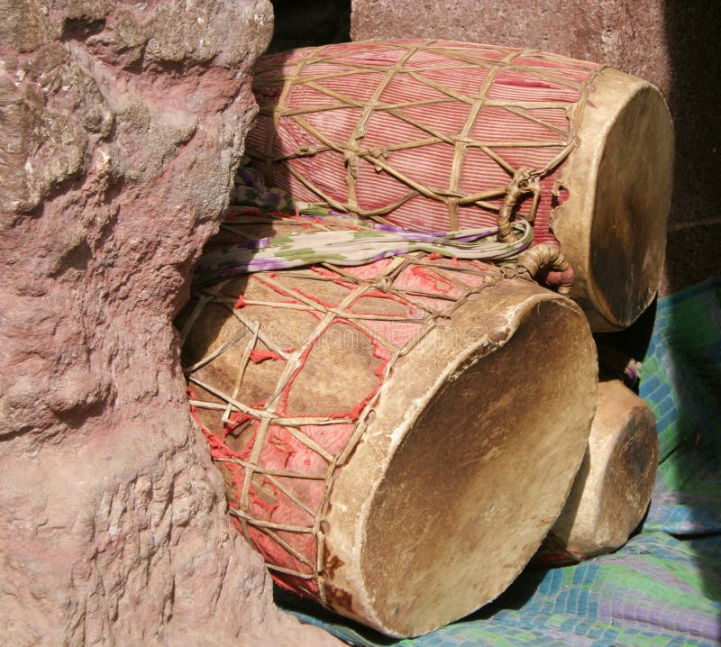 Ethiopische Traditionele Trommels Stock Foto - Image of muziek ...