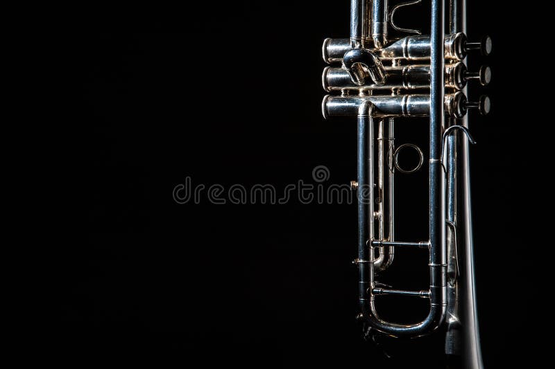 Trompet, blaasinstrument stock foto. Image of apparatuur - 83507176
