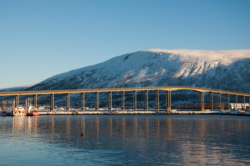 Tromso bridge stock photo. Image of building, bridge - 26139670