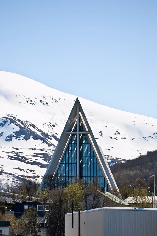 Tromso Cathedral stock image. Image of building, architecture - 12294259