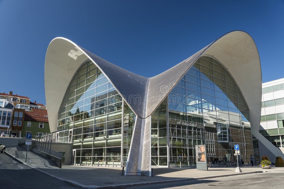 Tromso library editorial stock image. Image of tromso - 43634669