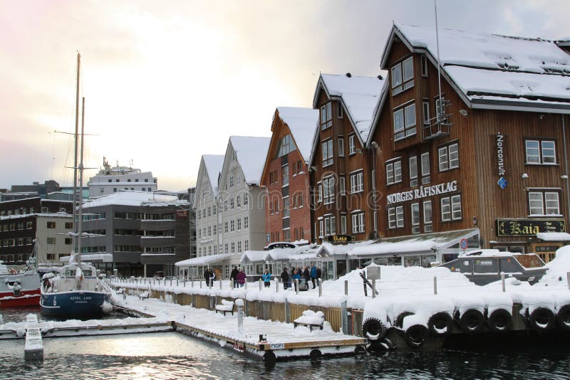 Tromso, Norway editorial image. Image of cityscape, beautiful - 93743225