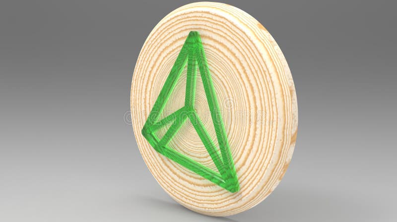 Tron TRX Cryptocurrency Icon Stock Illustration - Illustration of ...