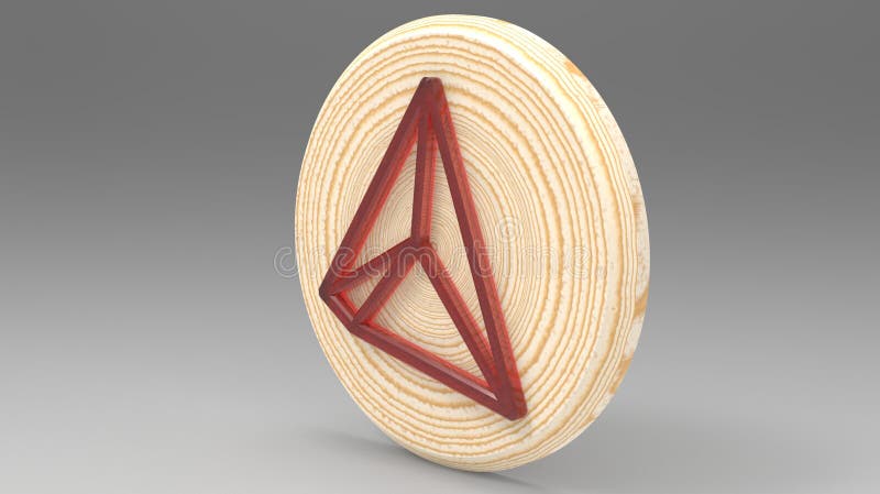 Tron TRX cryptocurrency stock illustration. Illustration of systems - 136633384