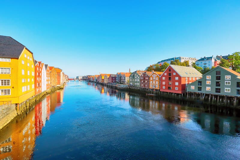 Trondeim immagine stock. Immagine di trondeim, legname - 114348853