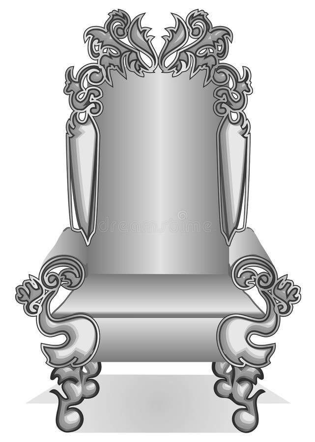 Trono del rey ilustración del vector. Ilustración de real - 52869822
