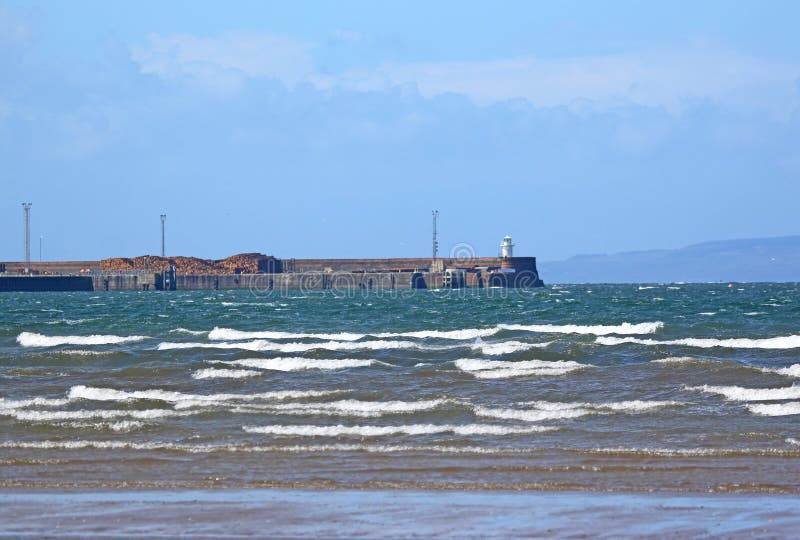 Troon harbour, Scotland editorial photo. Image of wood - 110915961