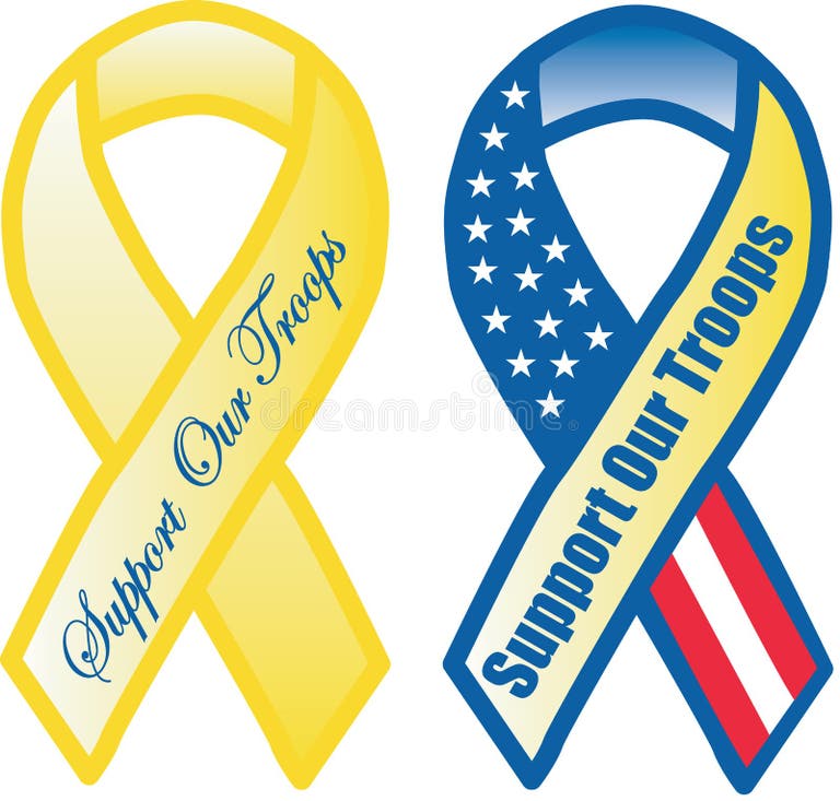 Troop Support Ribbons stock illustration. Illustration of army - 25768924