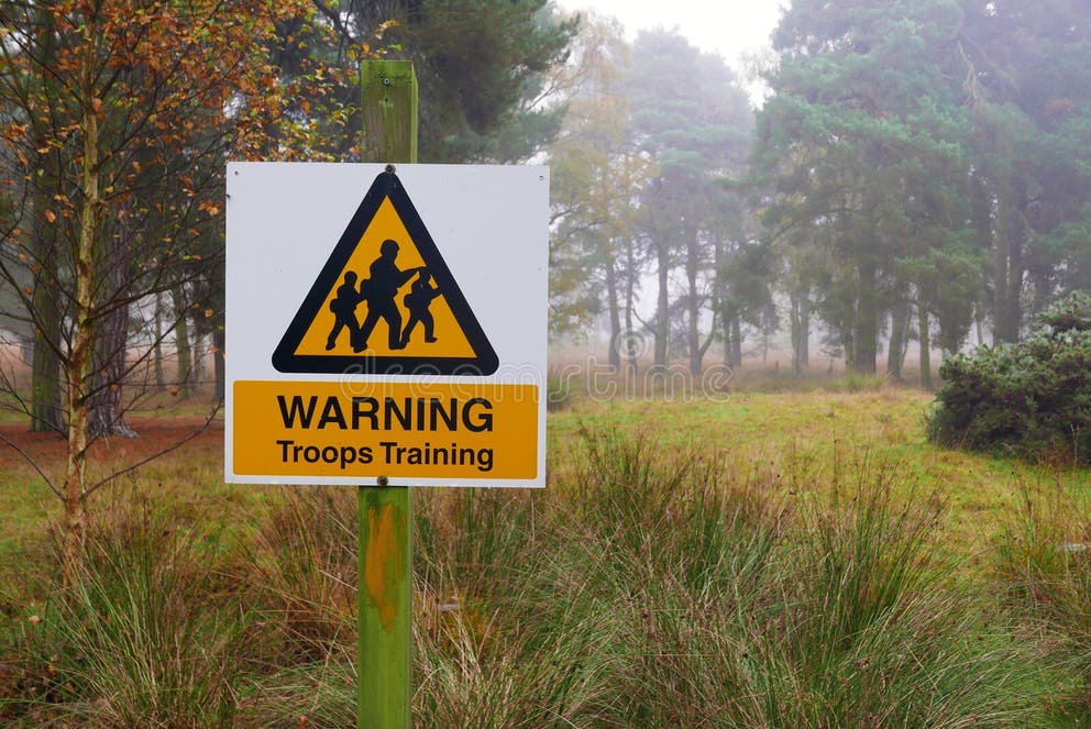 Troop training area stock image. Image of sign, troops - 71798367