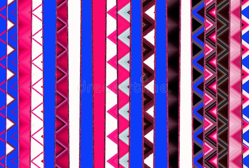 Abstract and Contemporary Digital Art Colourful Stripe Design Stock ...
