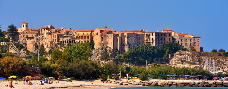 Tropea Calabria Italy stock photo. Image of architecture - 232483788
