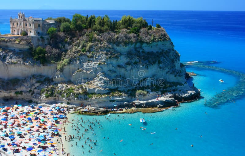 Tropea stockfoto. Bild von wasser, strand, ferien, feiertag - 5289266